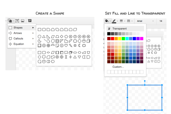 Create invisible Shapes – Infinitely Teaching