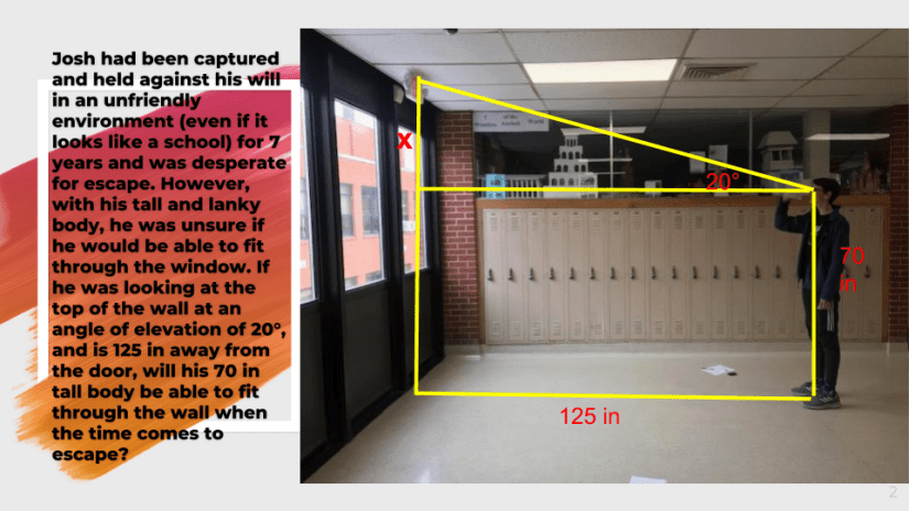 Trig Ratio Performance Task – Joshua Donaldson – Infinitely Teaching